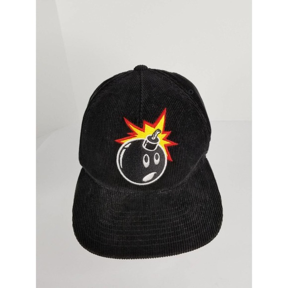 The Hundreds | Accessories | The Hundreds Adam Bomb Logo Black Snapback ...